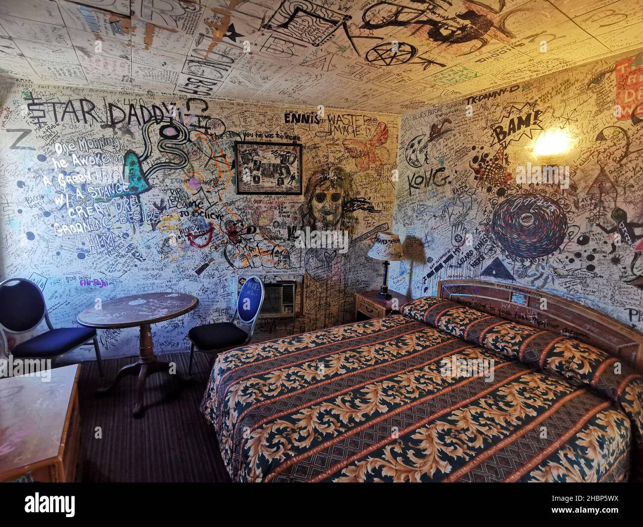 LOS ANGELES, UNITED STATES - Nov 18, 2019: The interior of Jim Morrison ...