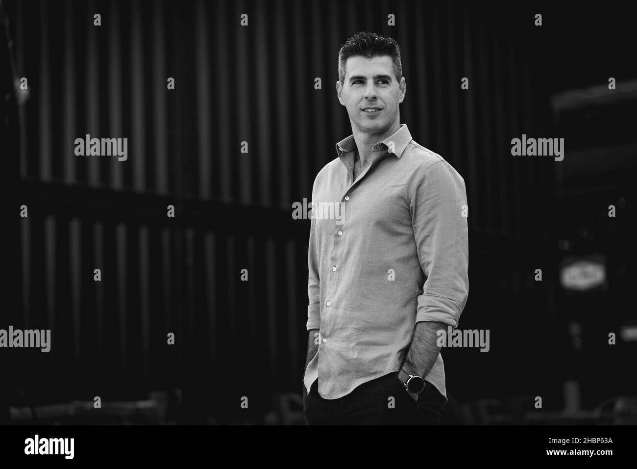 Freelance manager Black and White Stock Photos & Images - Alamy