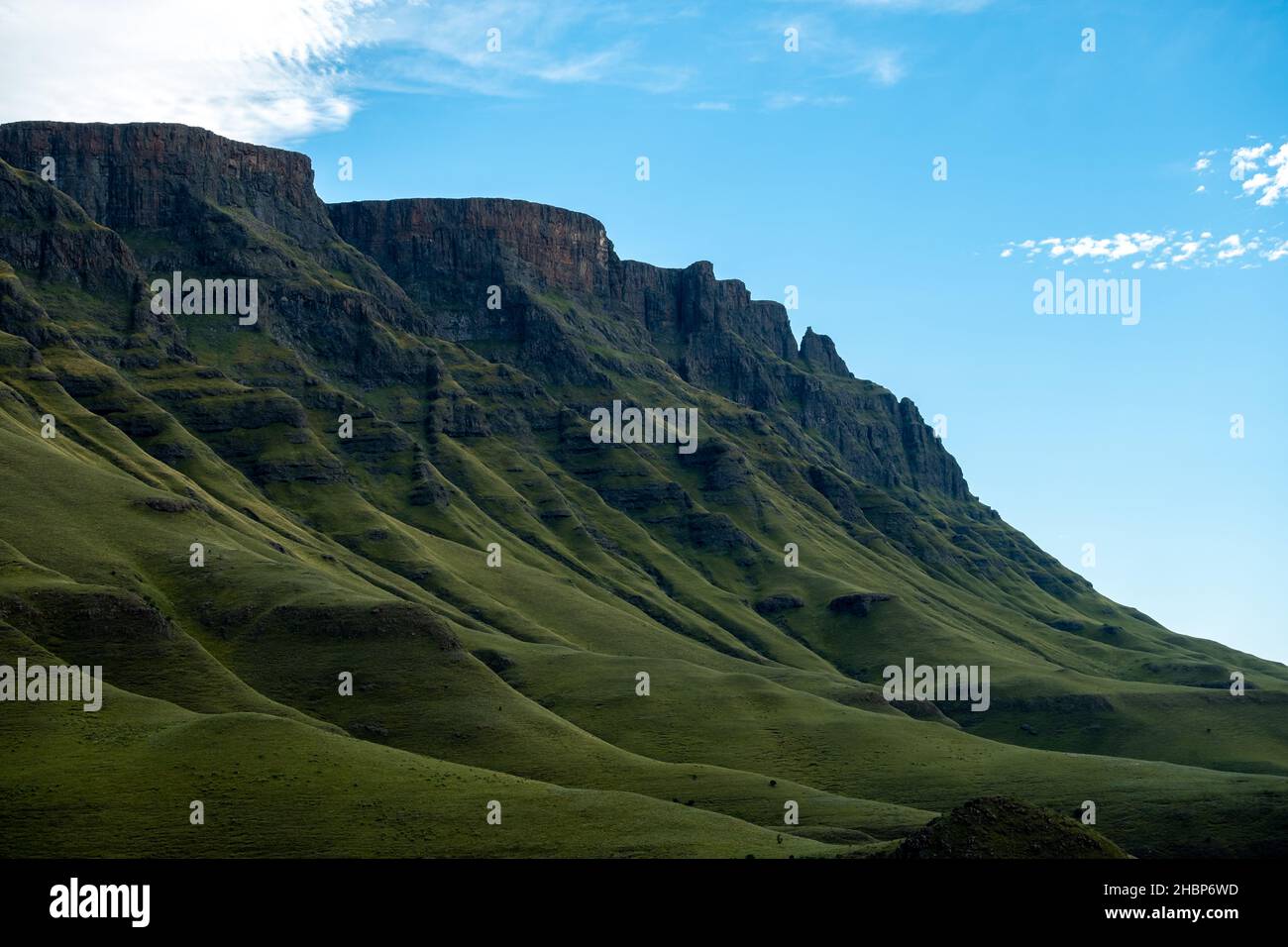 A beautiful scenery of Drakensberg mountains, KZN, South Africa Stock ...