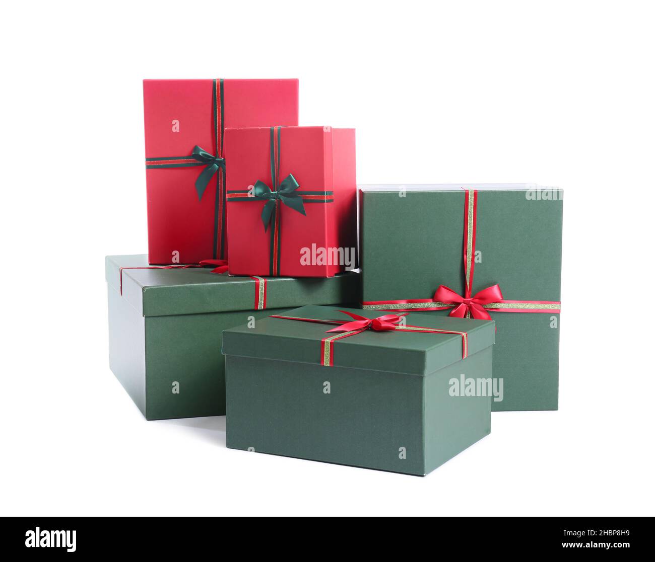 Many gifts santa new Cut Out Stock Images & Pictures - Alamy