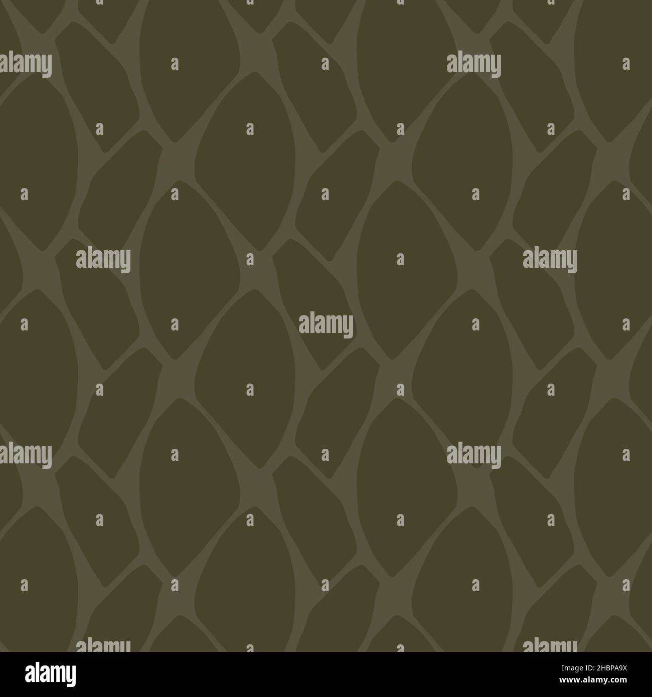 Vintage moss green geometric seamless pattern. Two tone jungle ...