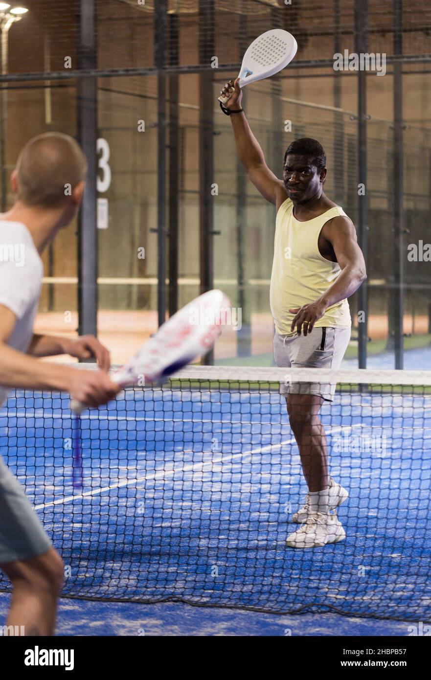 Preparing hit ball tennis player hi-res stock photography and images ...