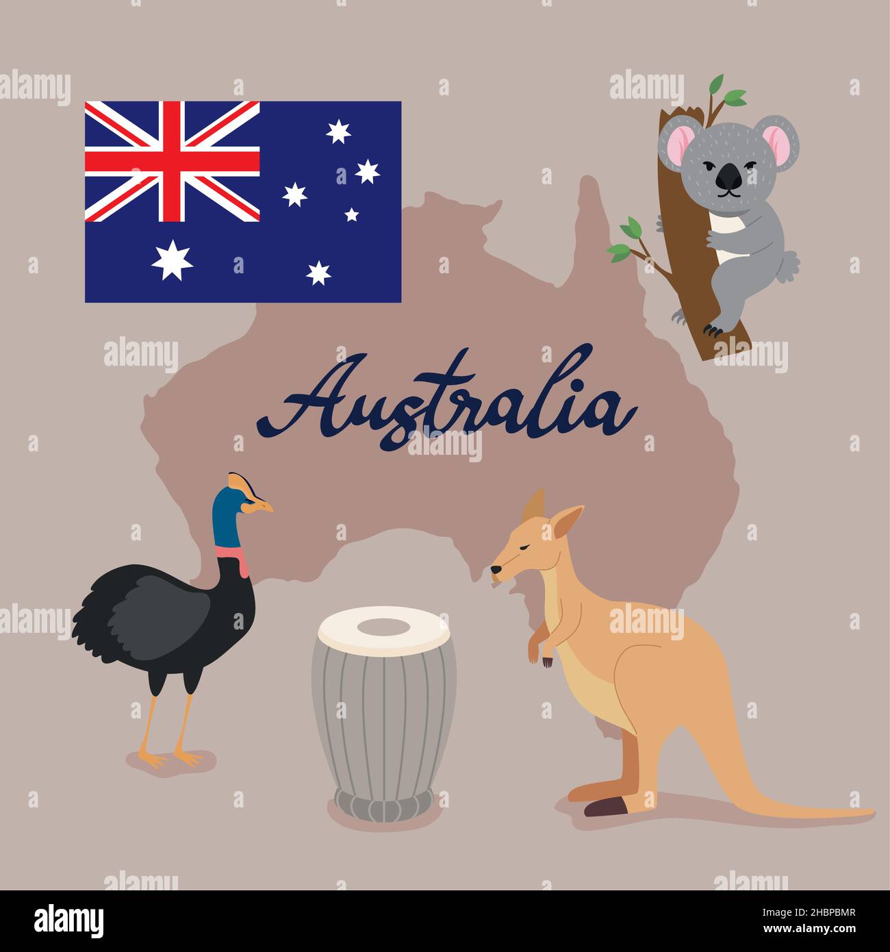 australia day poster Stock Vector Image & Art - Alamy