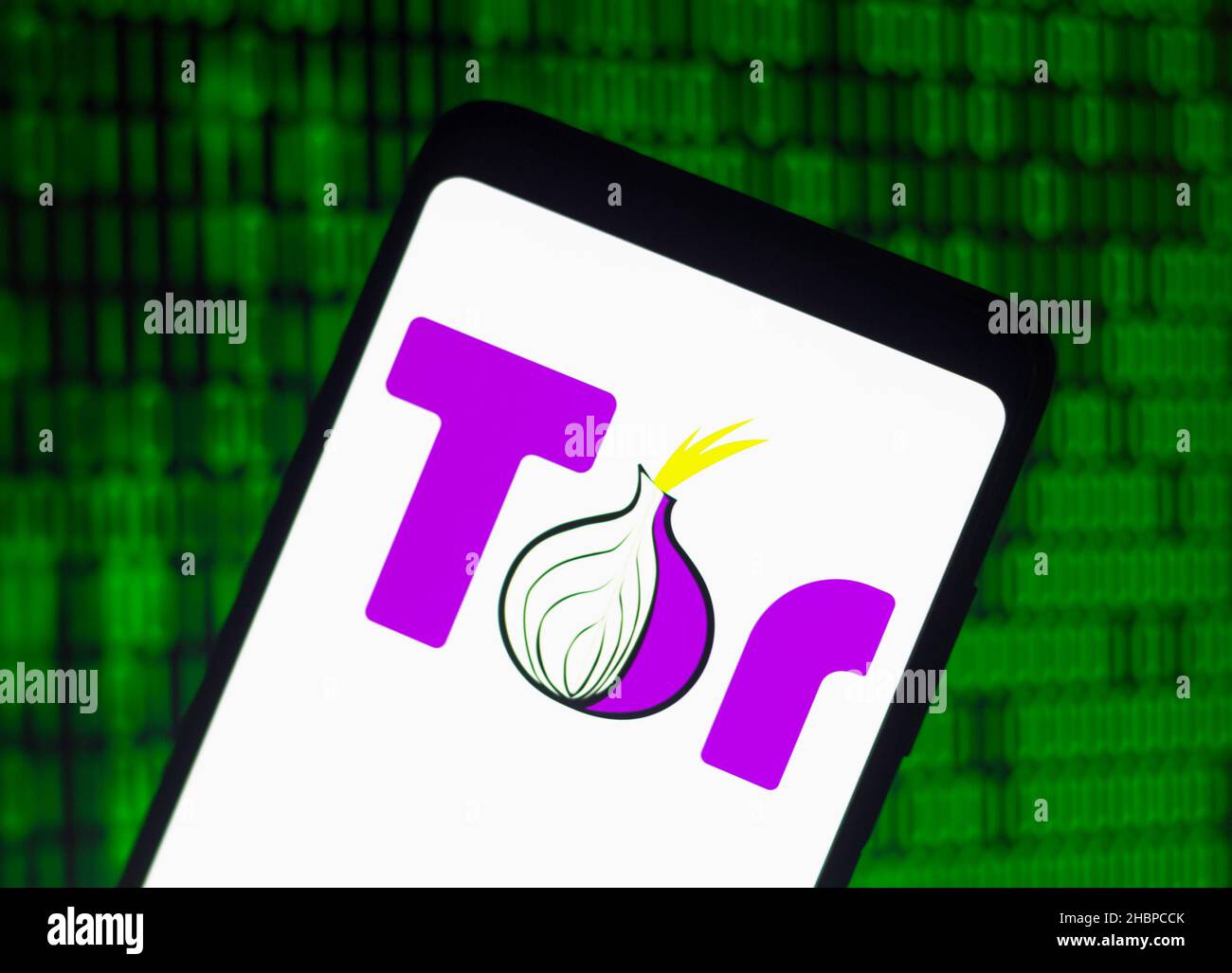 Brazil. 20th Dec, 2021. In this photo illustration the Tor Browser logo ...