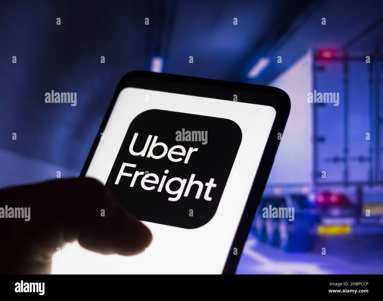 Uber freight logo hi-res stock photography and images - Alamy