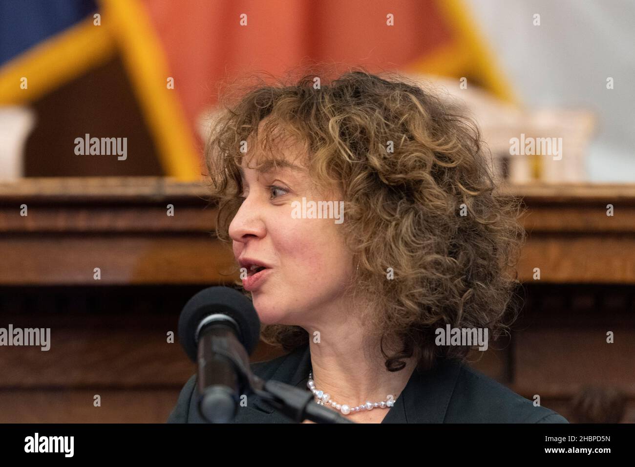 New York, NY - December 20, 2021: Meera Joshi incoming deputy Mayor for ...
