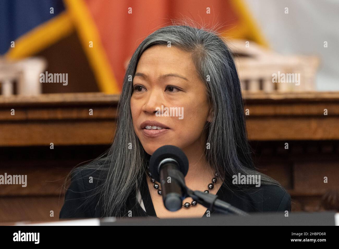 New York, NY - December 20, 2021: Maria Torres-Springer incoming deputy ...