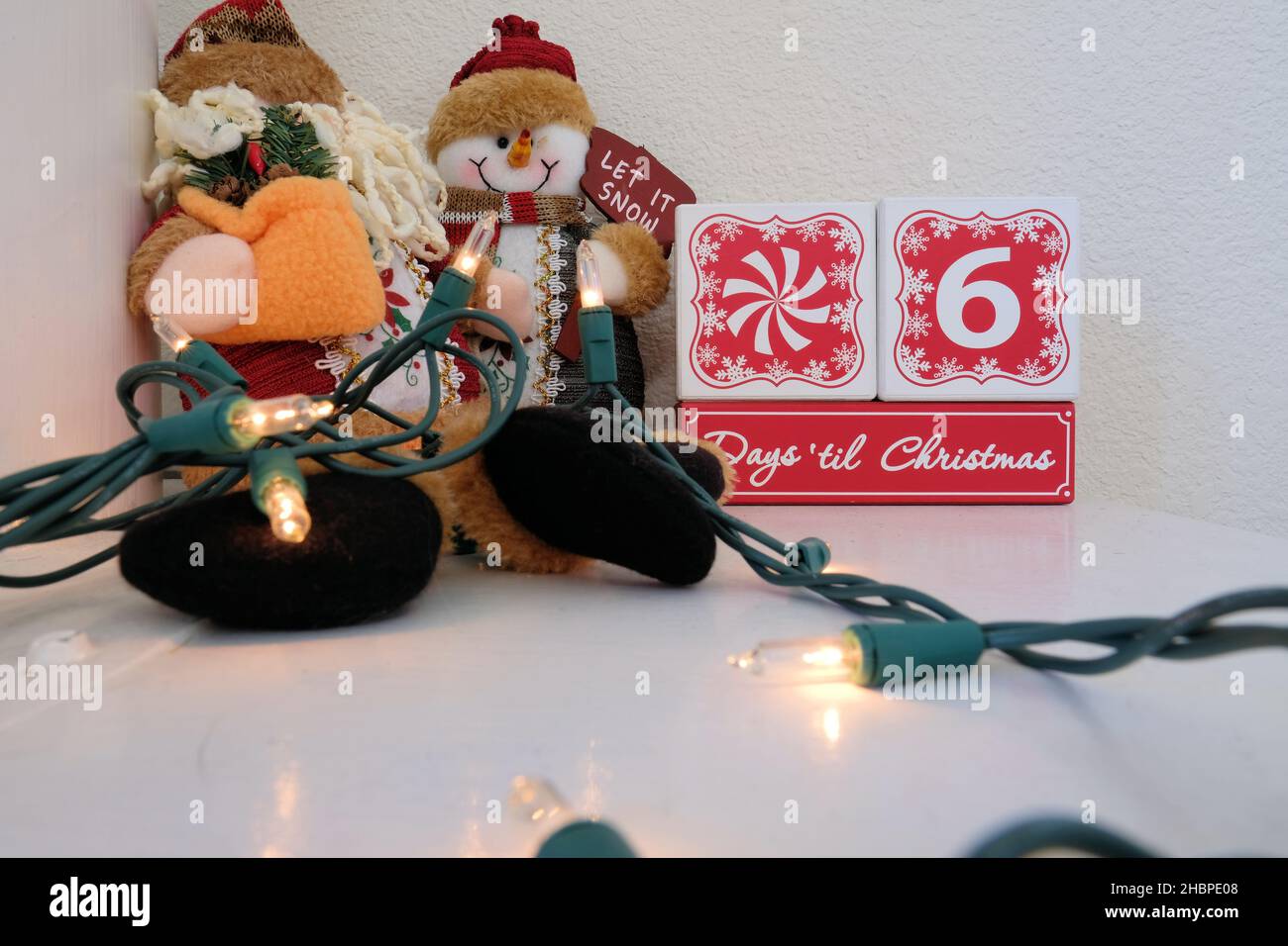 Wooden Decorative Christmas s Advent Calendar