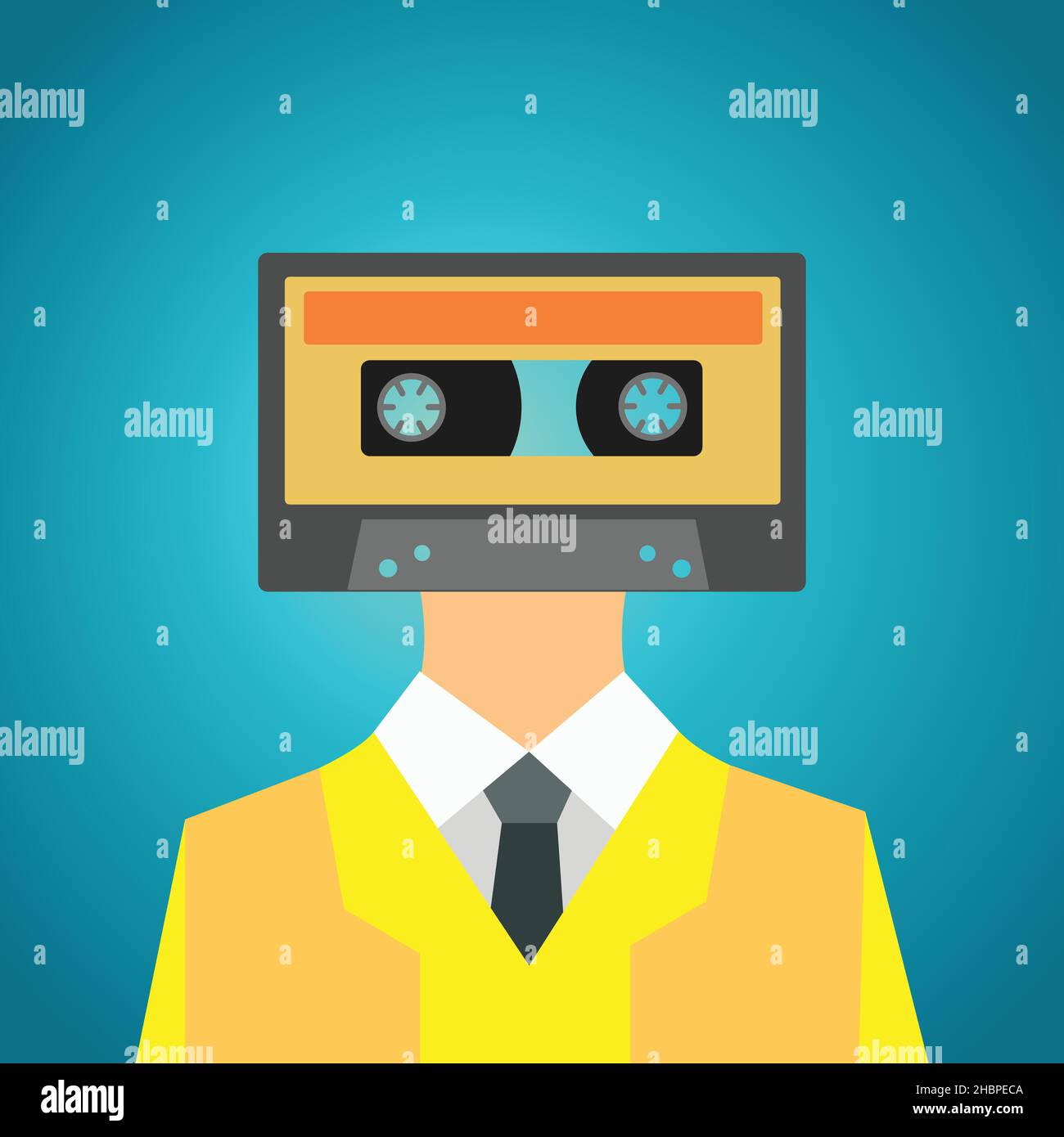 Vintage tape Stock Vector Images - Alamy