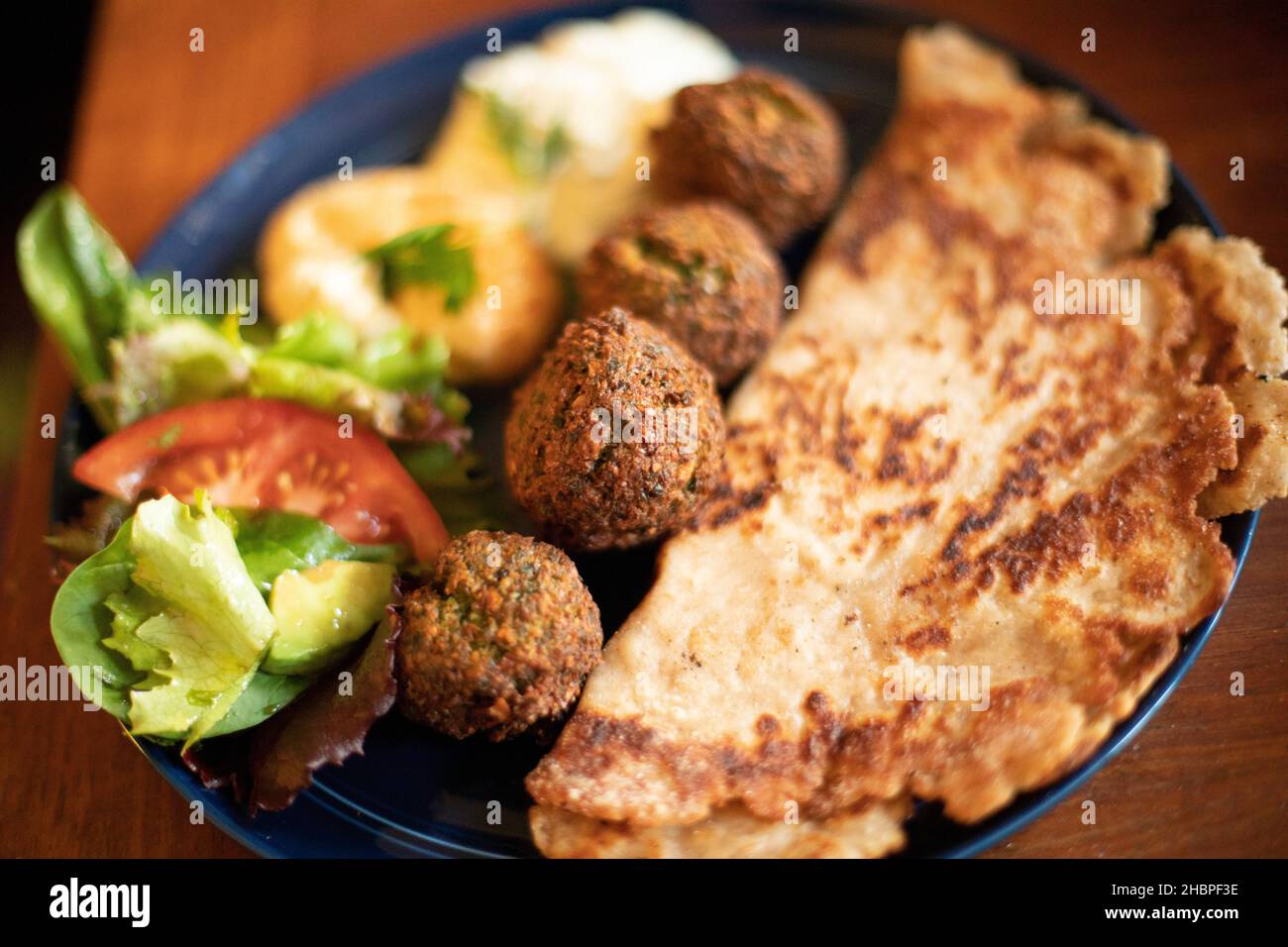 Falafel plate hi-res stock photography and images - Alamy