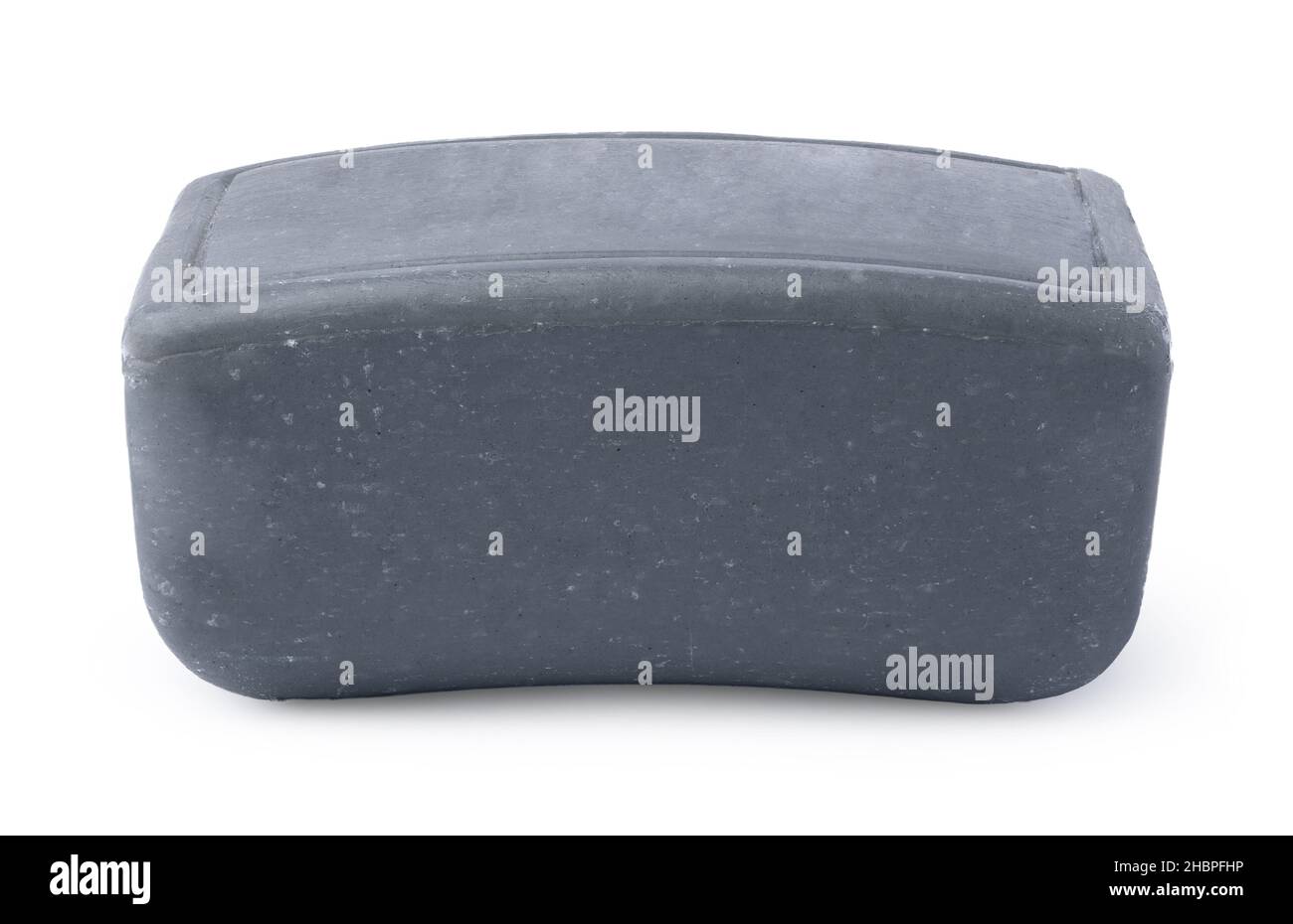 Single soap bar isolated on white background Stock Photo - Alamy