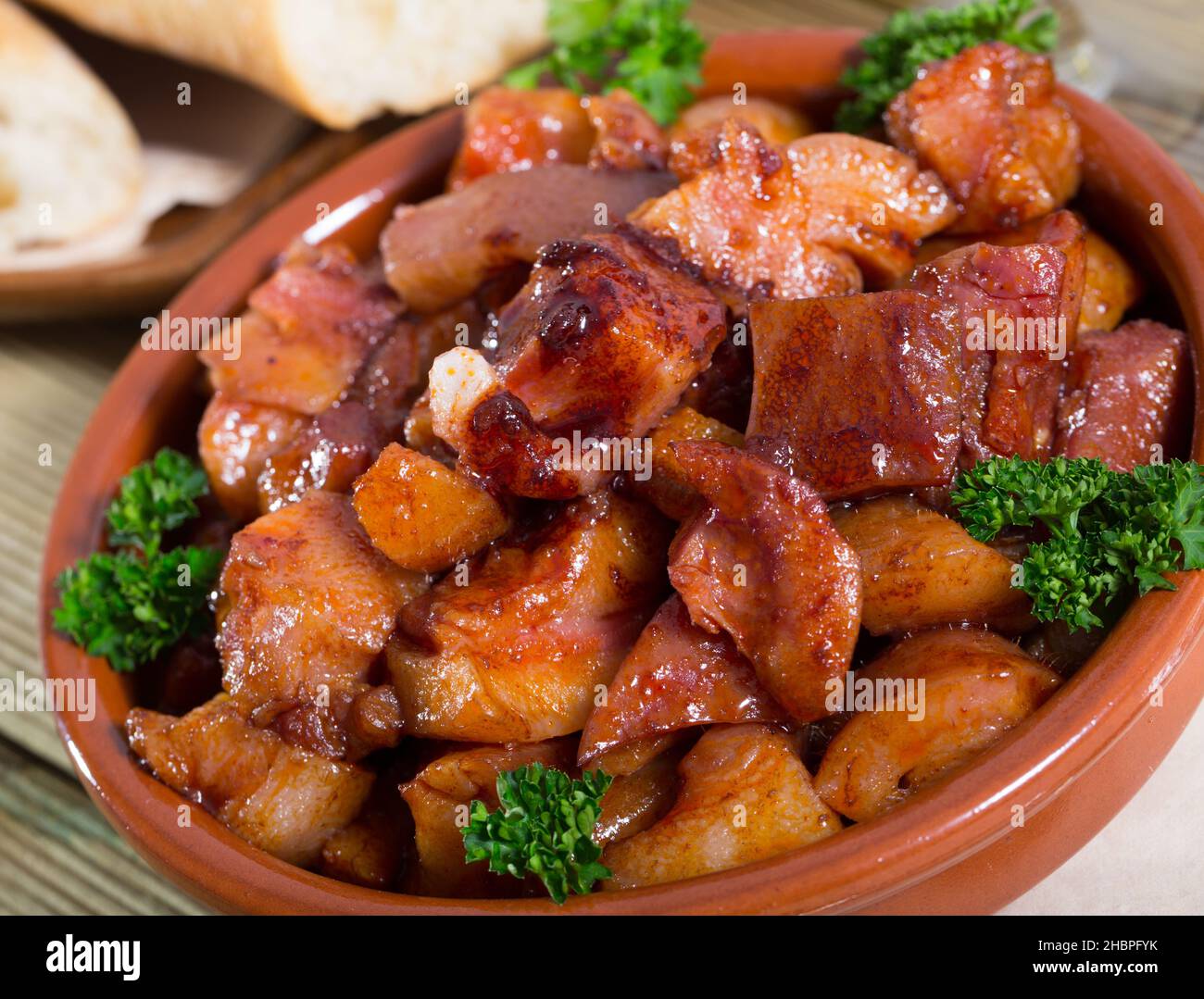 Braised pork snout Stock Photo - Alamy