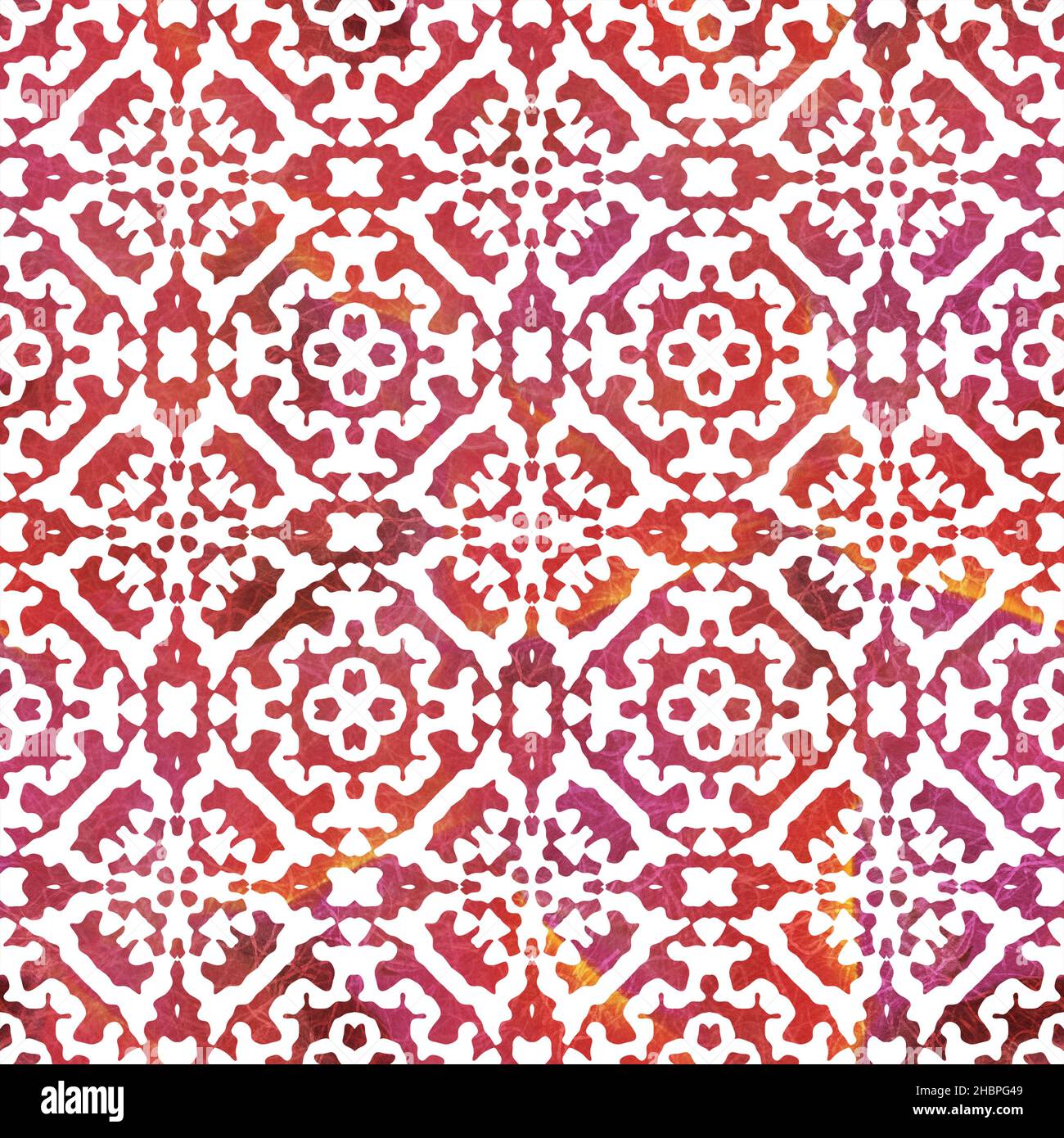 Seamless white on color interior wall tile style surface pattern design ...