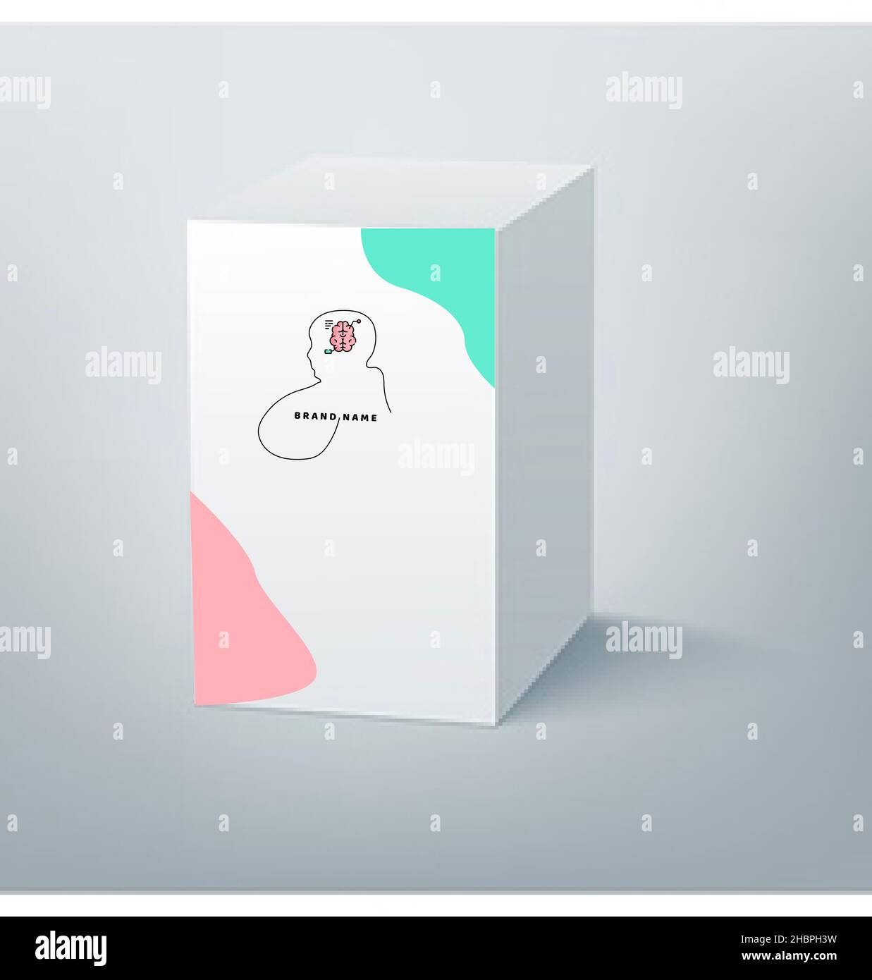 Brand name, logo name, packaging box, free design Stock Vector Image ...