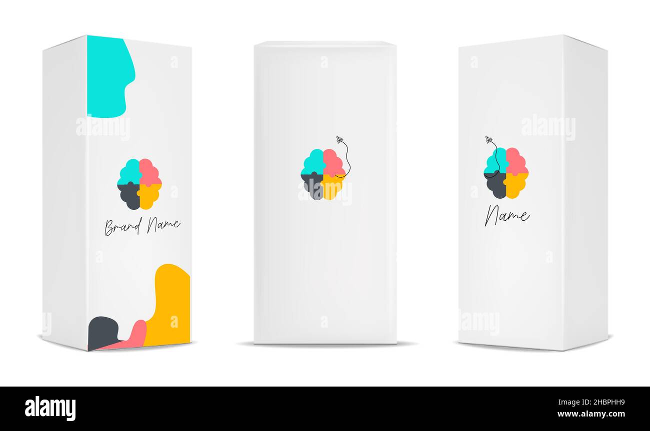 Brand free packaging Stock Vector Images - Alamy