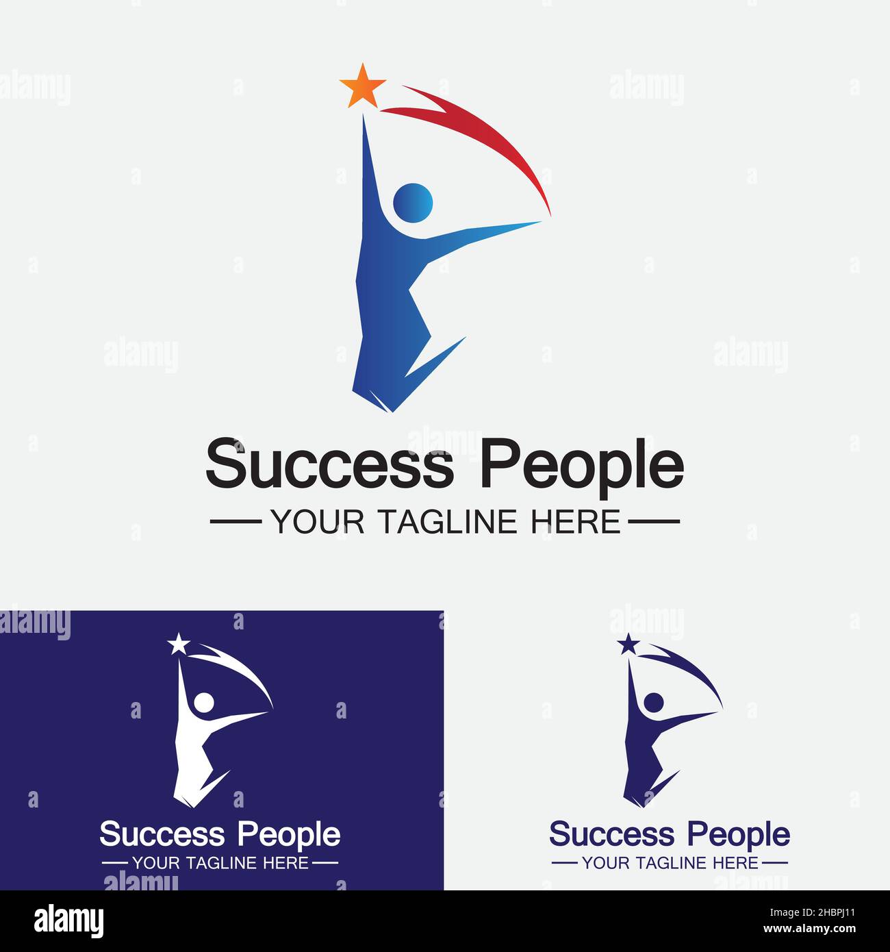 Success People Logo Vector Design Template Stock Vector Image & Art - Alamy