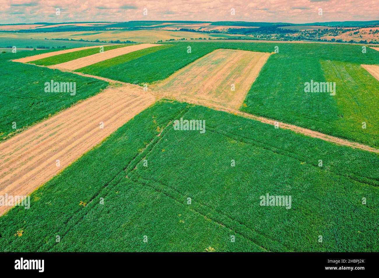 Geometric hills hi-res stock photography and images - Alamy