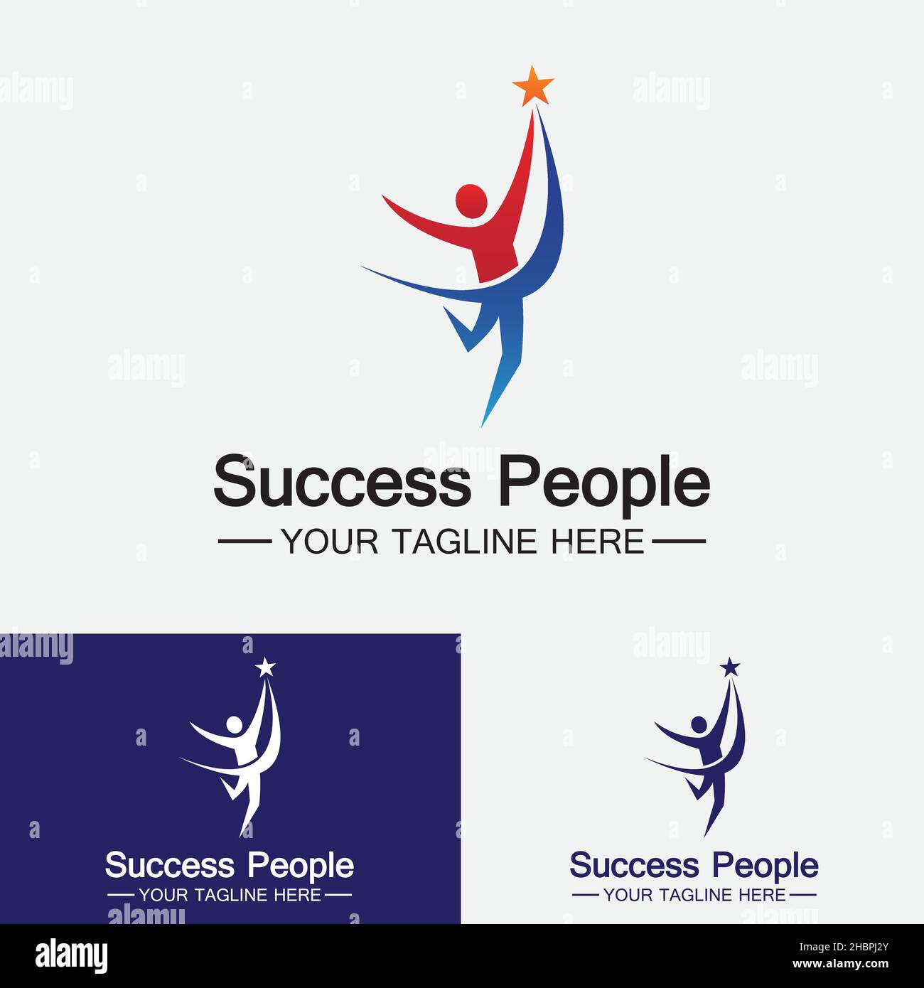 Success People Logo Vector Design Template Stock Vector Image & Art - Alamy