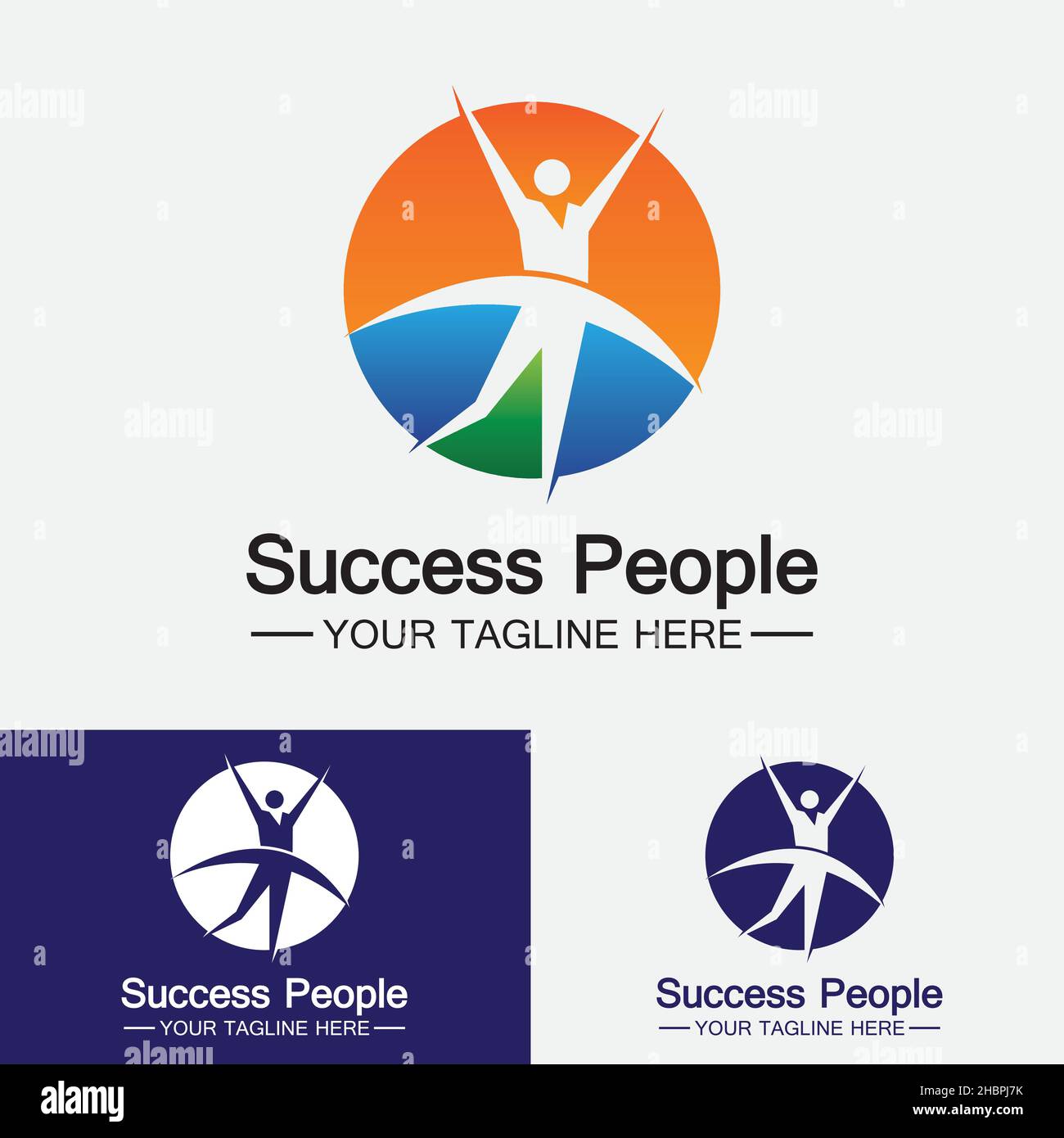 Success People Logo Vector Design Template Stock Vector Image & Art - Alamy