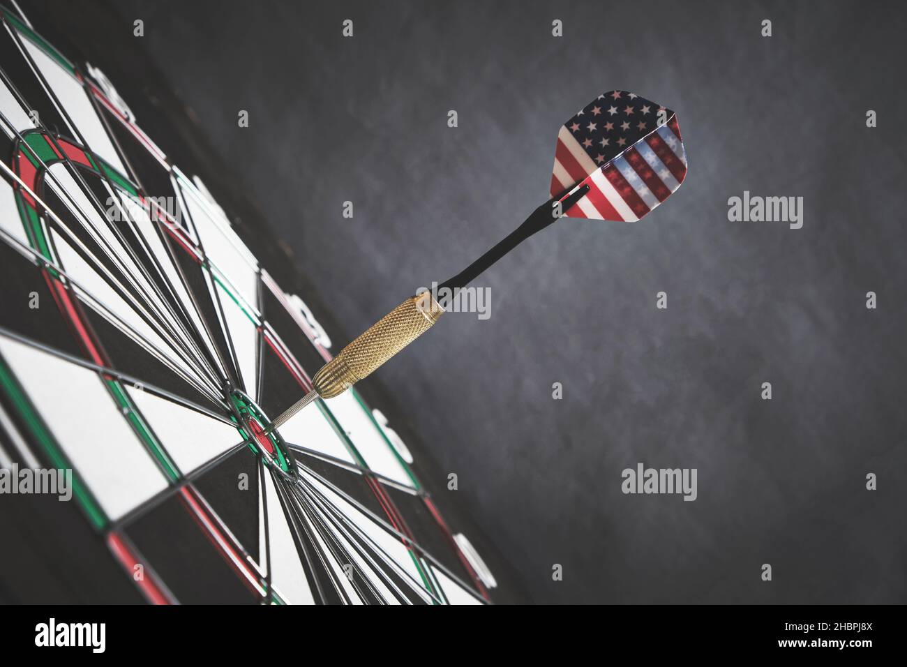 Darts dartboard on grey hi-res stock photography and images - Alamy