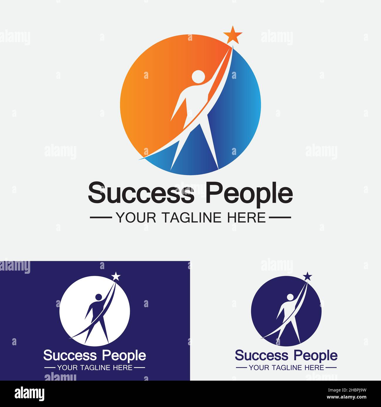 Success People Logo Vector Design Template Stock Vector Image & Art - Alamy