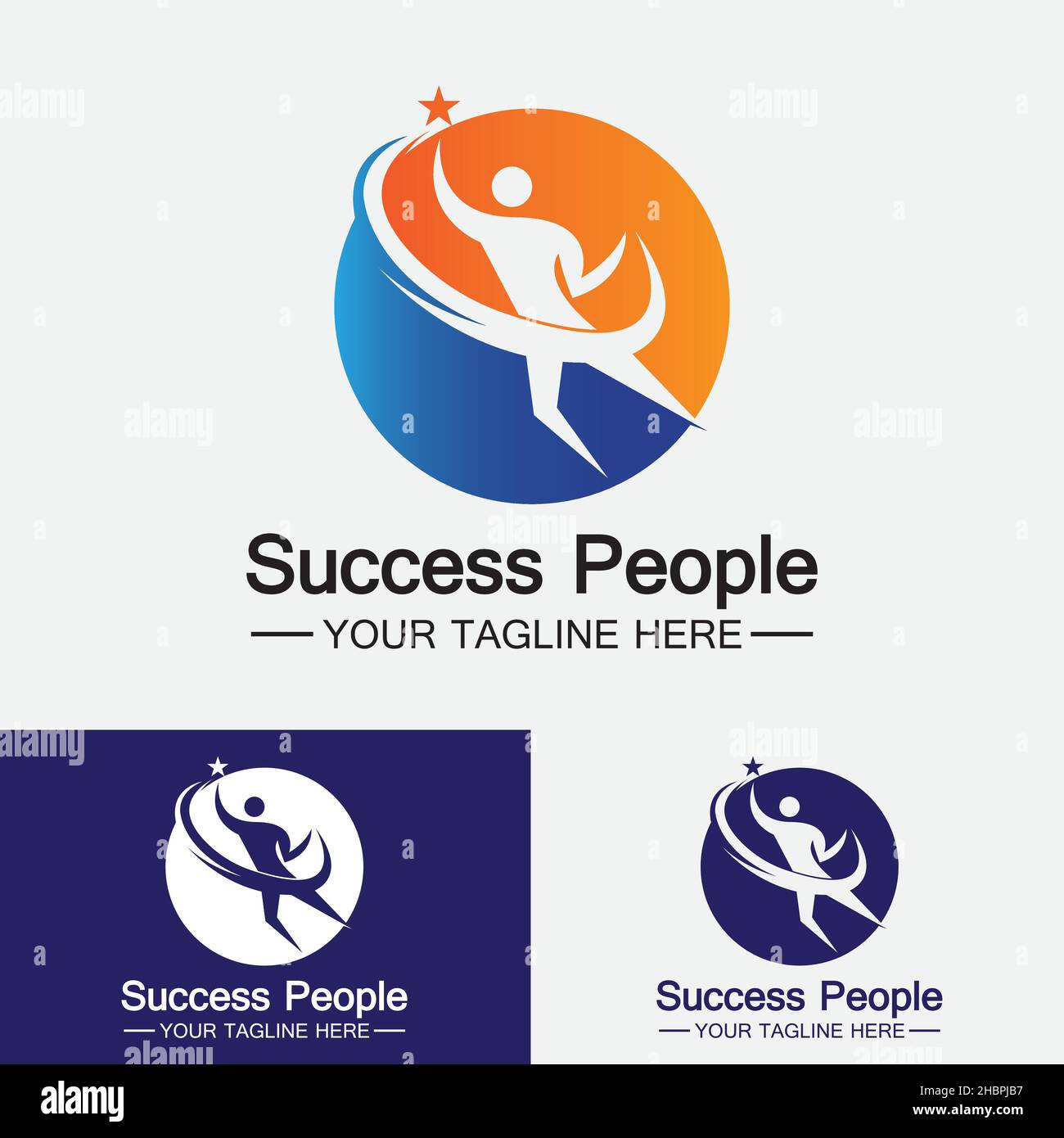 Success People Logo Vector Design Template Stock Vector Image & Art - Alamy