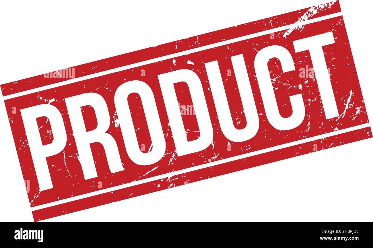 Product Rubber Stamp. Red Product Rubber Grunge Stamp Seal Vector ...