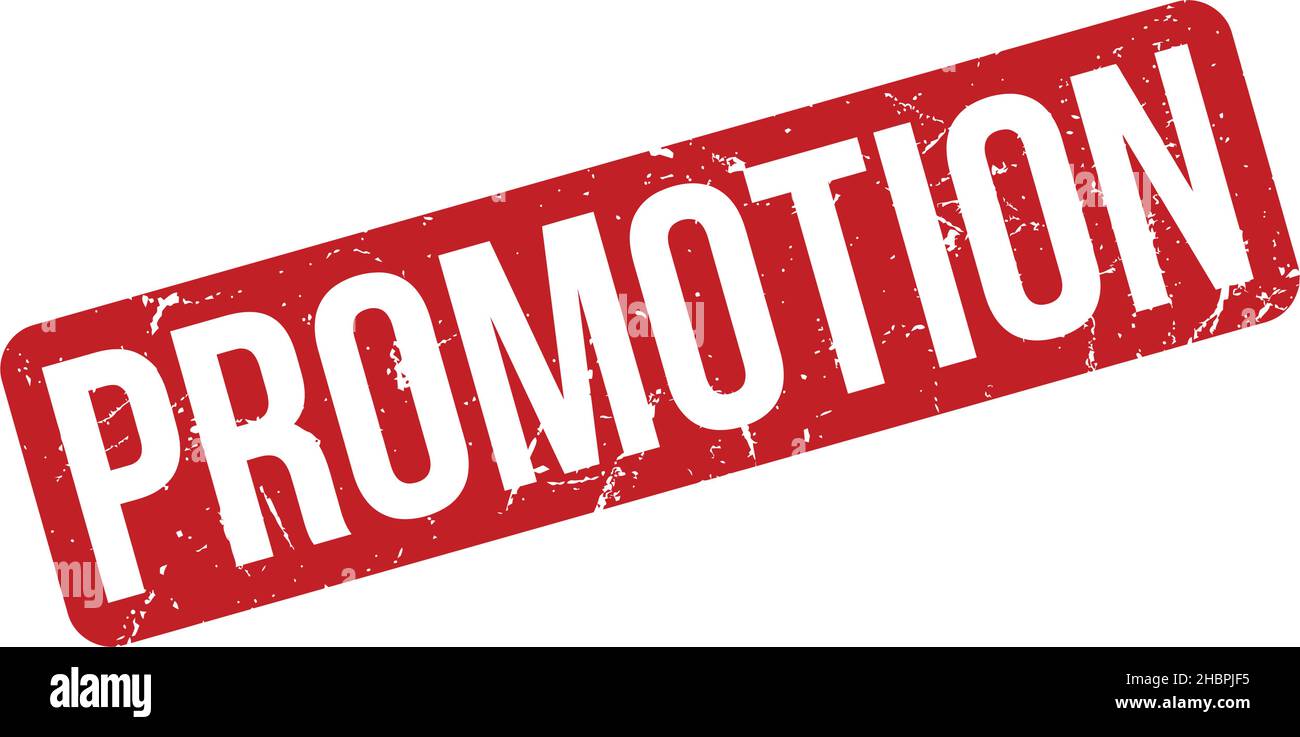 Promotion Rubber Stamp. Red Promotion Rubber Grunge Stamp Seal Vector ...