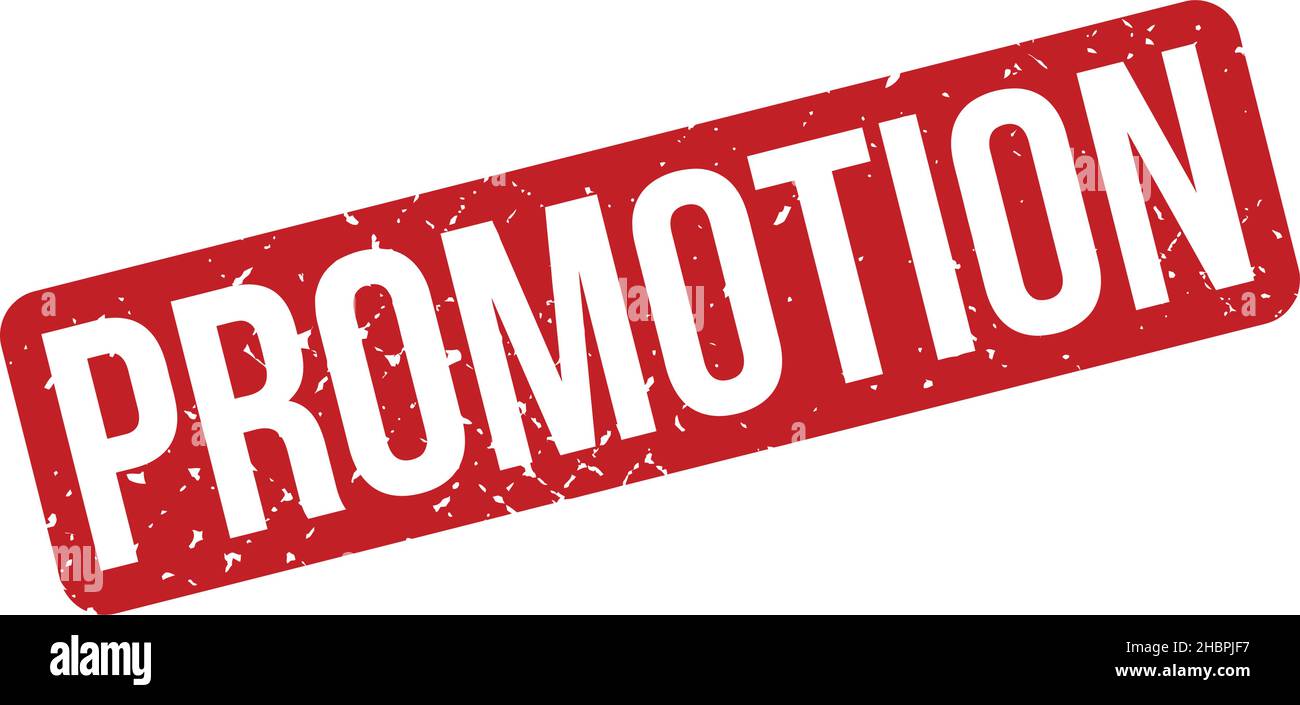 Promotion Rubber Stamp. Red Promotion Rubber Grunge Stamp Seal Vector ...