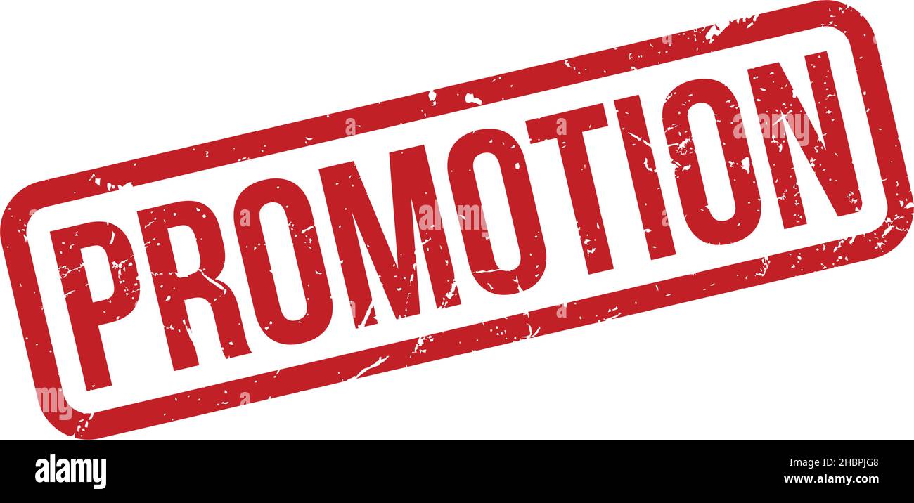 Promotion Rubber Stamp. Red Promotion Rubber Grunge Stamp Seal Vector ...