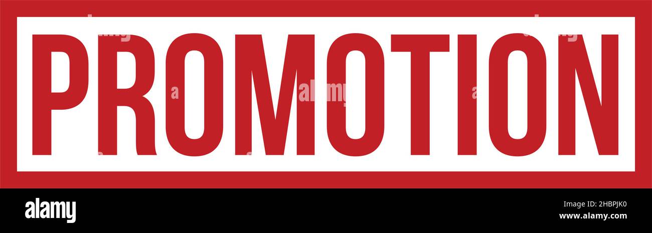 Promotion Rubber Stamp. Red Promotion Rubber Grunge Stamp Seal Vector ...