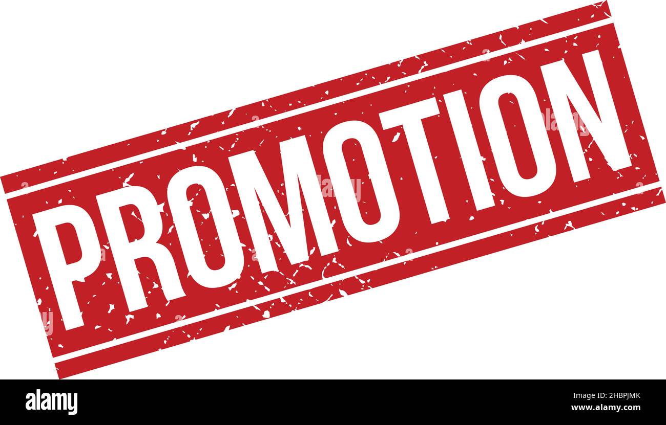 Promotion Rubber Stamp. Red Promotion Rubber Grunge Stamp Seal Vector ...