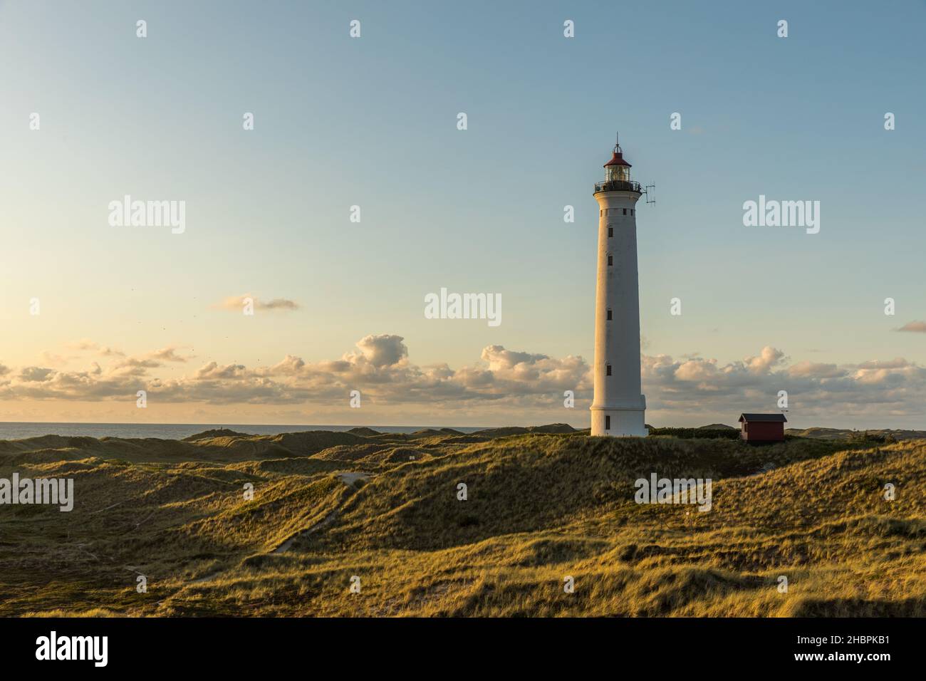 Abend am Lyngvig Fyr Stock Photo - Alamy