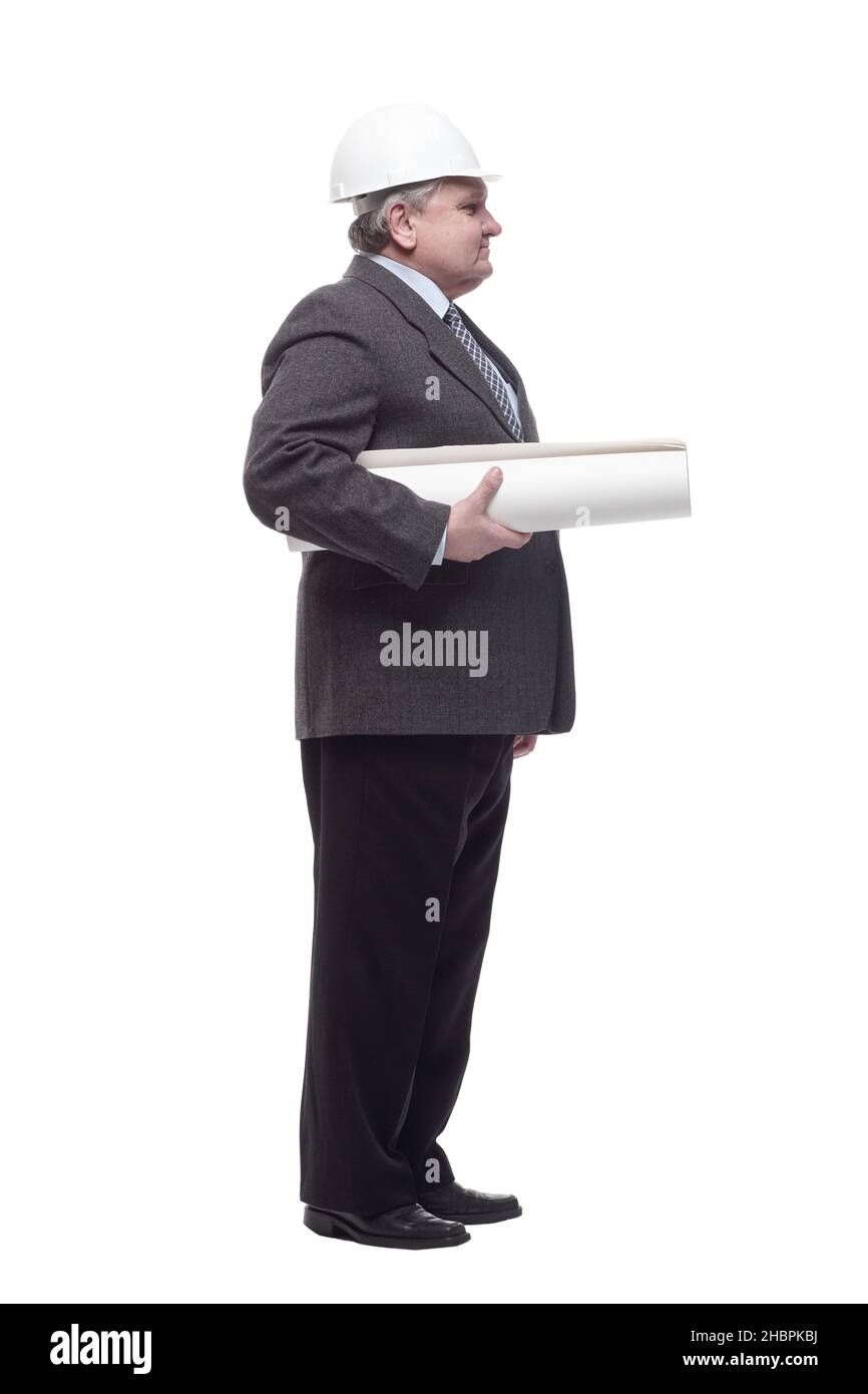 business man with drawings for a new project Stock Photo - Alamy