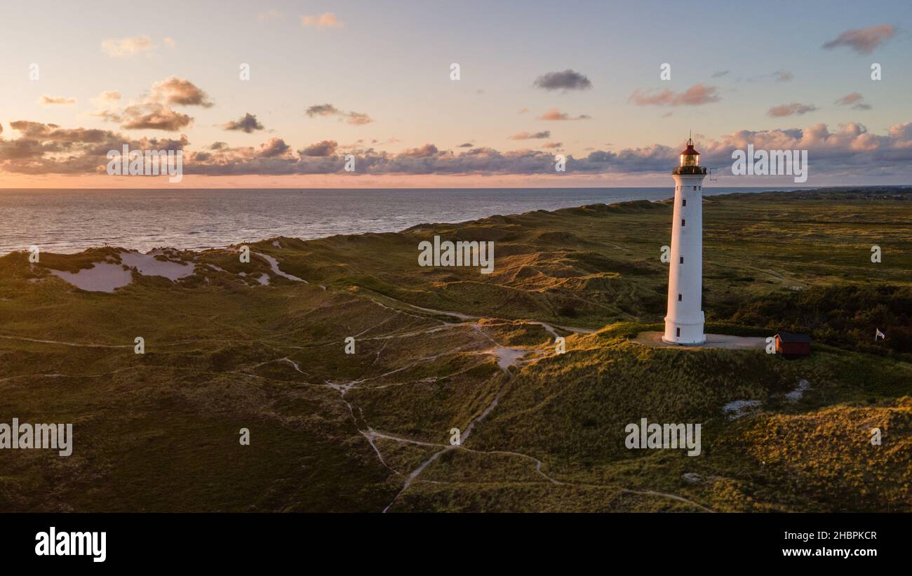 Lyngvig lighthouse in denmark hi-res stock photography and images - Alamy