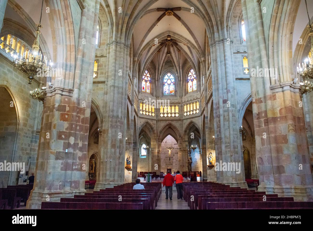 Inside Catedral de Santiago Cathedral of Santiago, Bilbao, Old Town ...