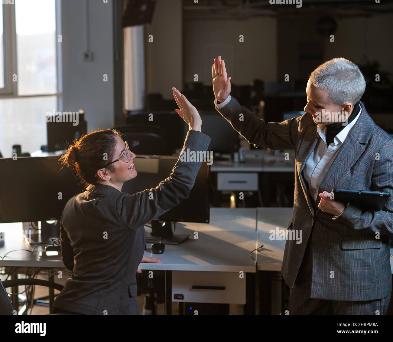 Give me high five hi-res stock photography and images - Alamy