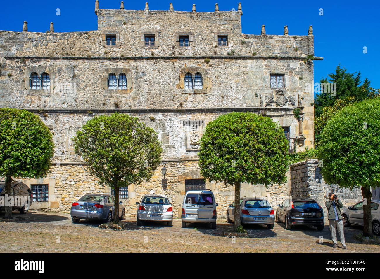 Palacio de Velarde Palace building in Santillana del Mar historic town ...