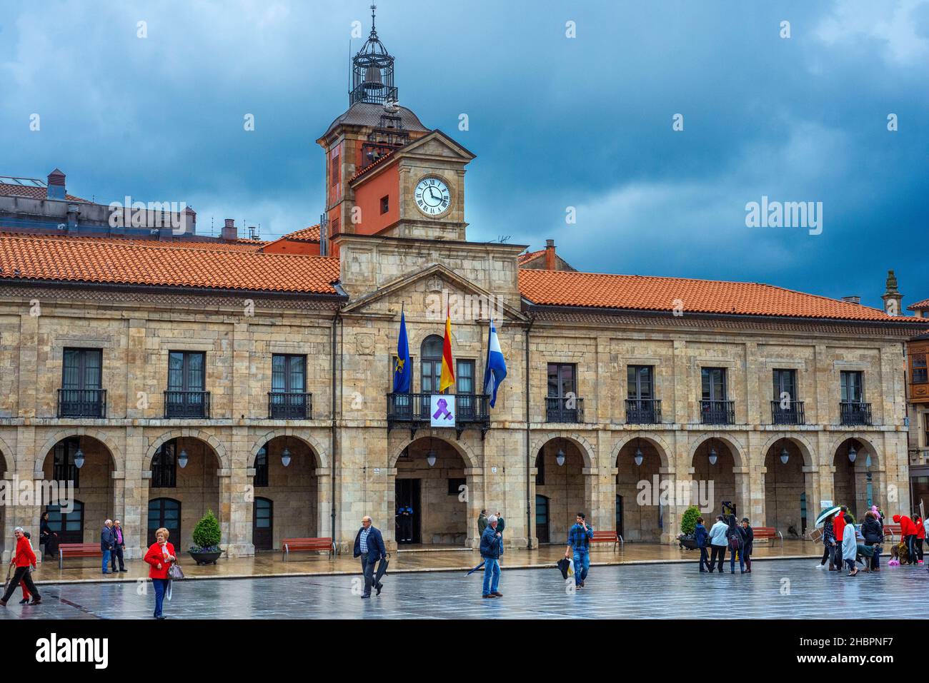 Principality asturias flag hi-res stock photography and images - Alamy