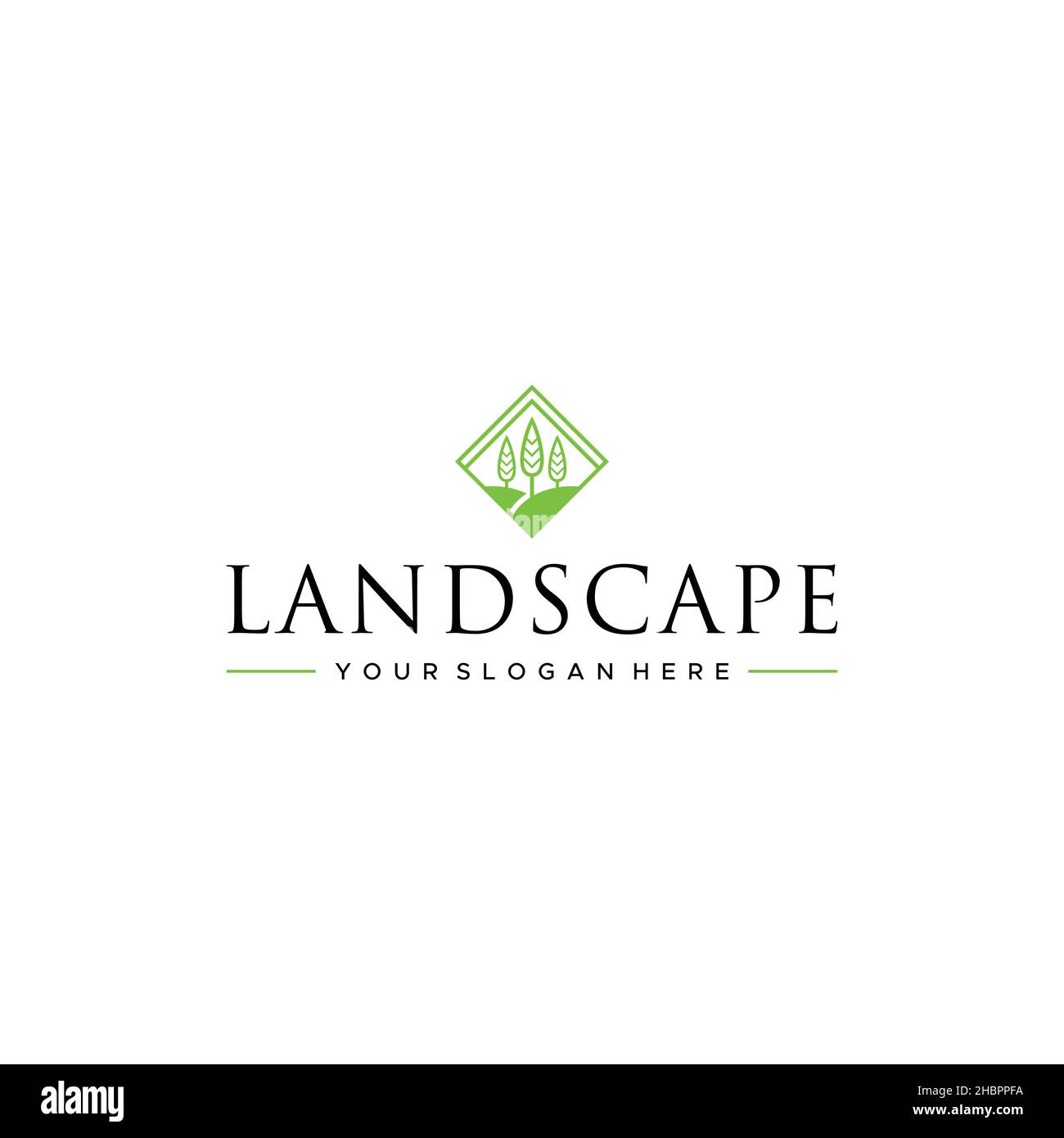 View beautiful green landscape Cut Out Stock Images & Pictures - Alamy