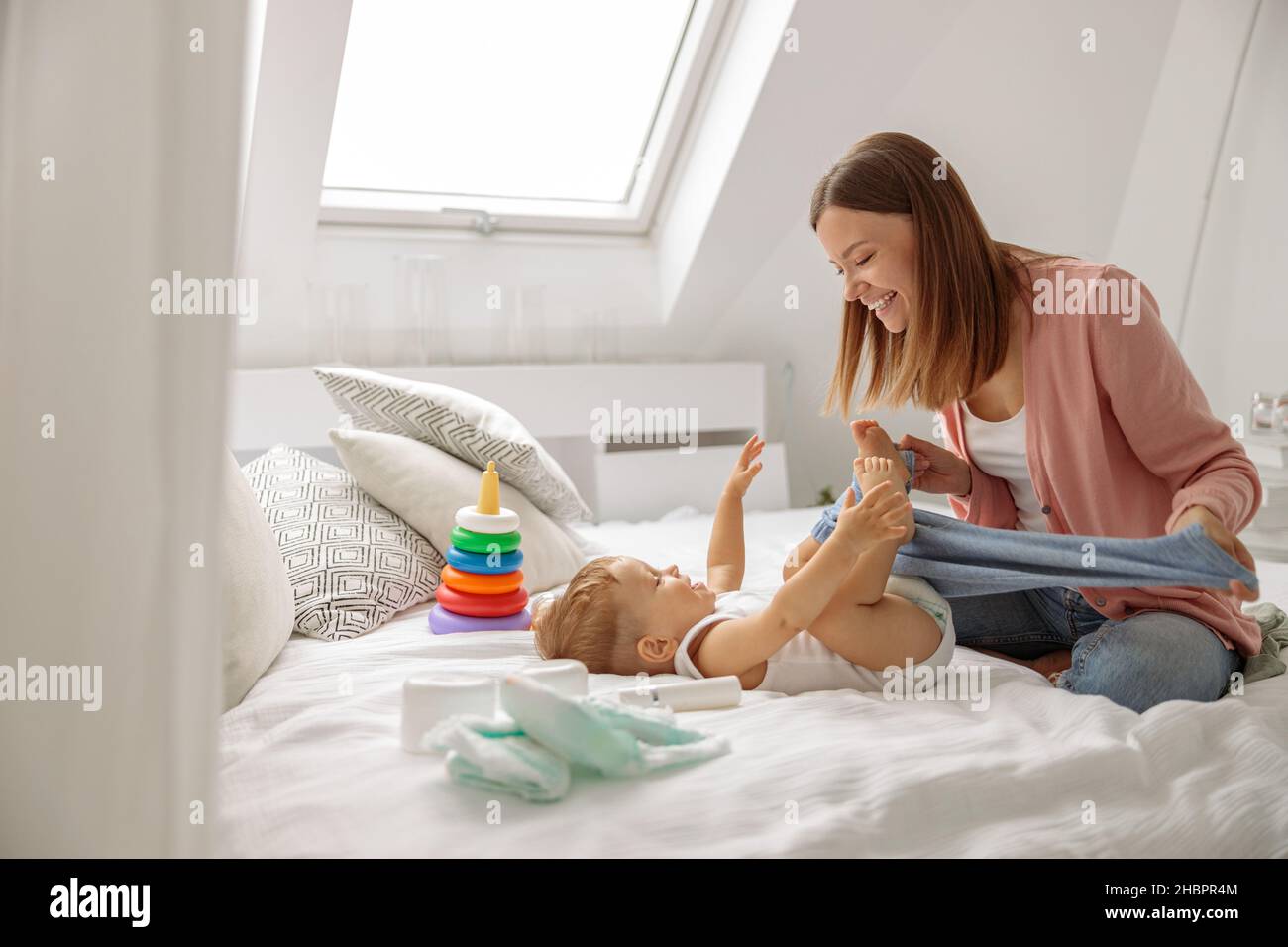 Boy changing clothes hi-res stock photography and images - Alamy