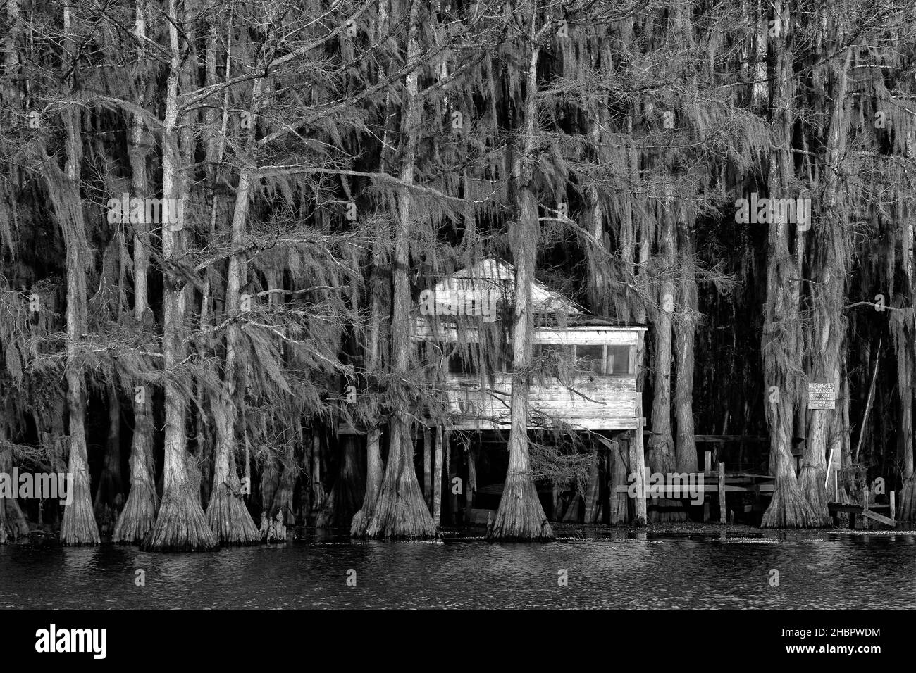 Black and white swamp house Black and White Stock Photos & Images - Alamy