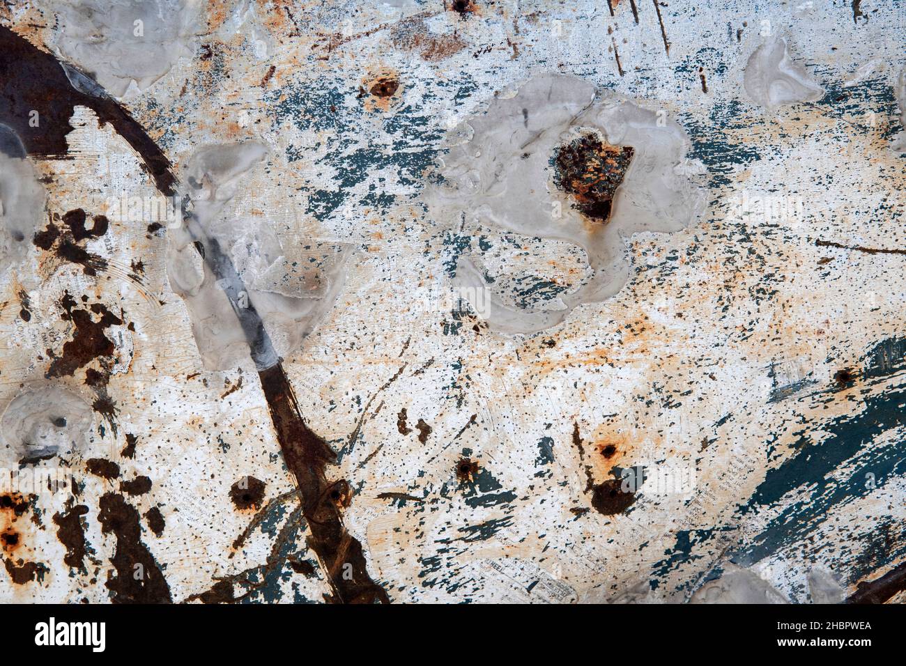 USA,Texas, Marfa, Texas Rust, car door *** Local Caption *** USA, Texas ...