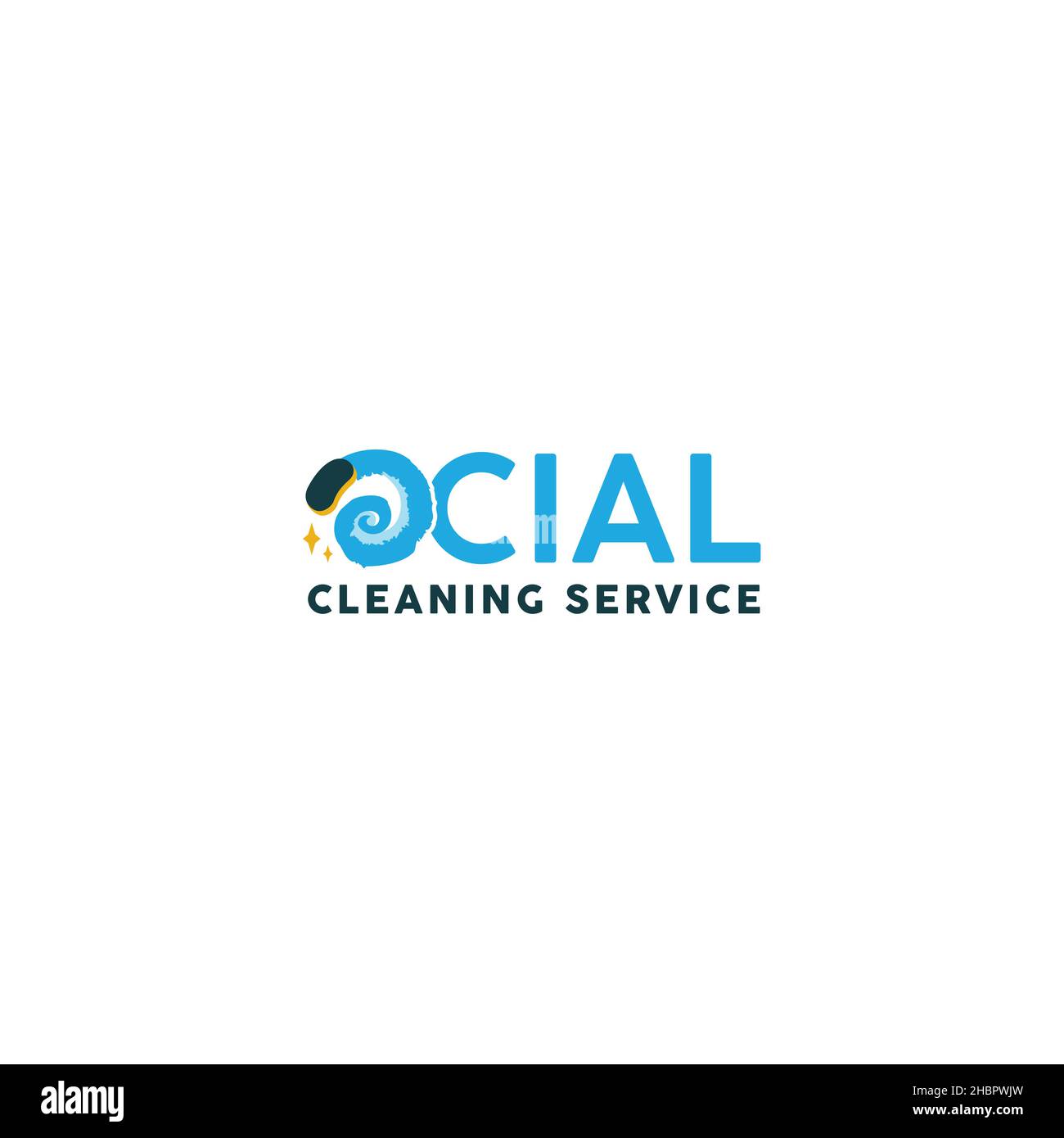 Cleaning service logo hi-res stock photography and images - Alamy