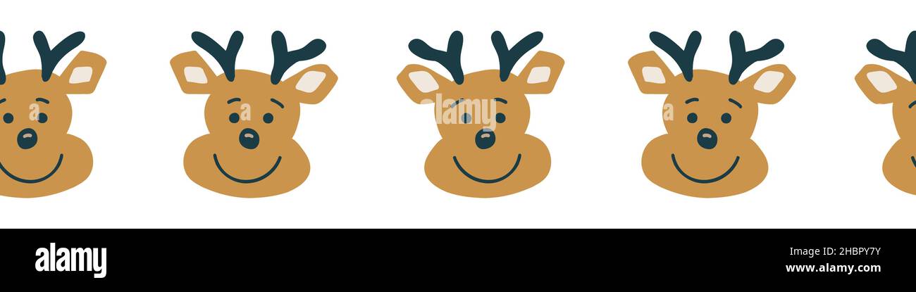 Deer border hi-res stock photography and images - Alamy