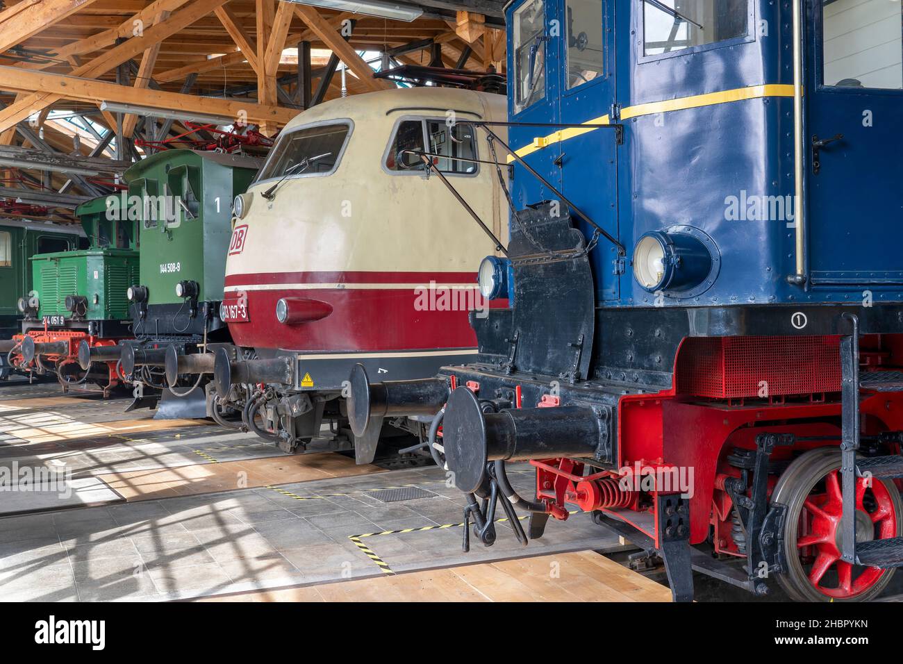 die Lokwelt in Freilassing, ein Museum für die Eisenbahn im ehemaligen ...