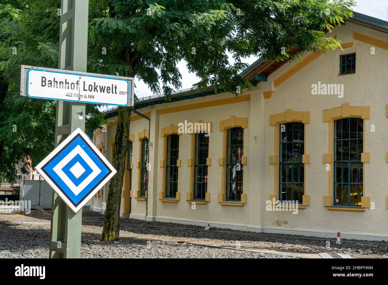 die Lokwelt in Freilassing, ein Museum für die Eisenbahn im ehemaligen ...
