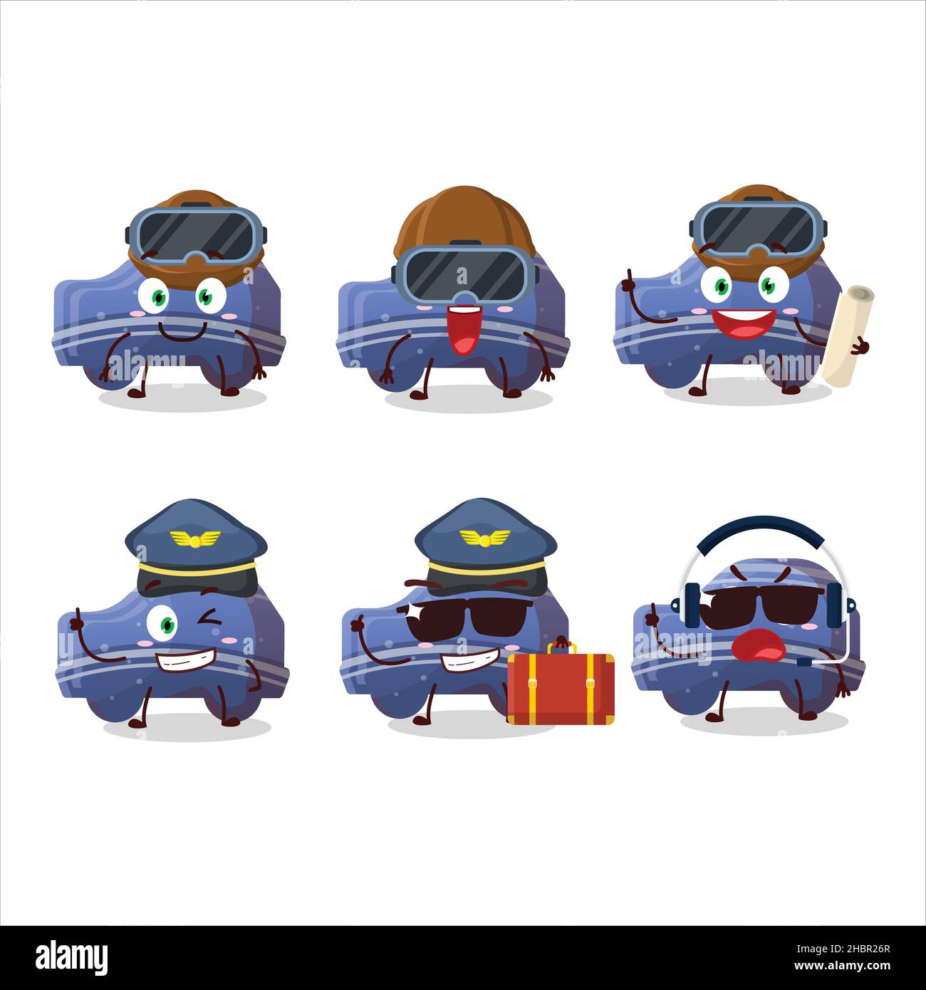 Airplane car mascot Stock Vector Images - Alamy