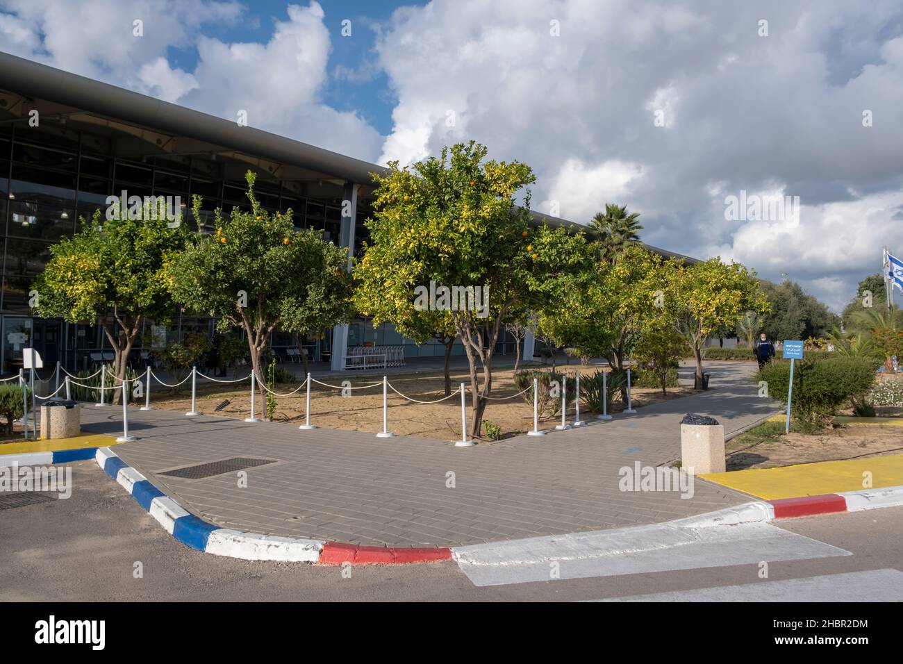 Exterior of the Erez crossing also Beit Hanoun Crossing on the Gaza ...