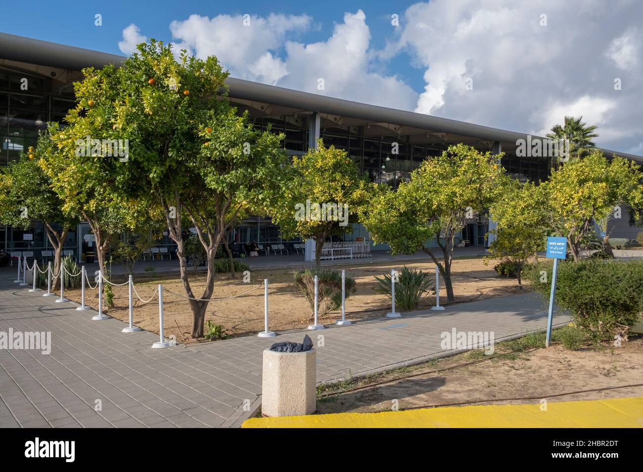 Exterior of the Erez crossing also Beit Hanoun Crossing on the Gaza ...